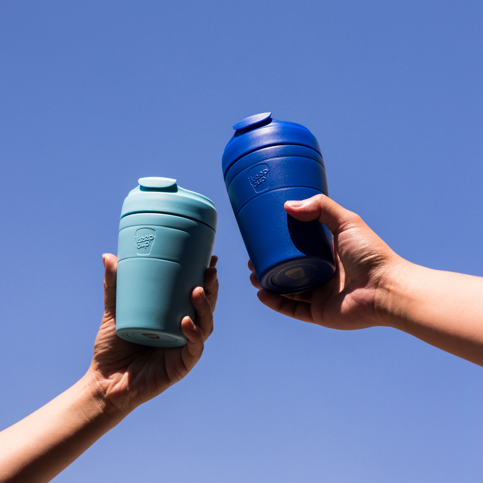 Cloud Blue Reusable Coffee Cups – Calm Style – KeepCup