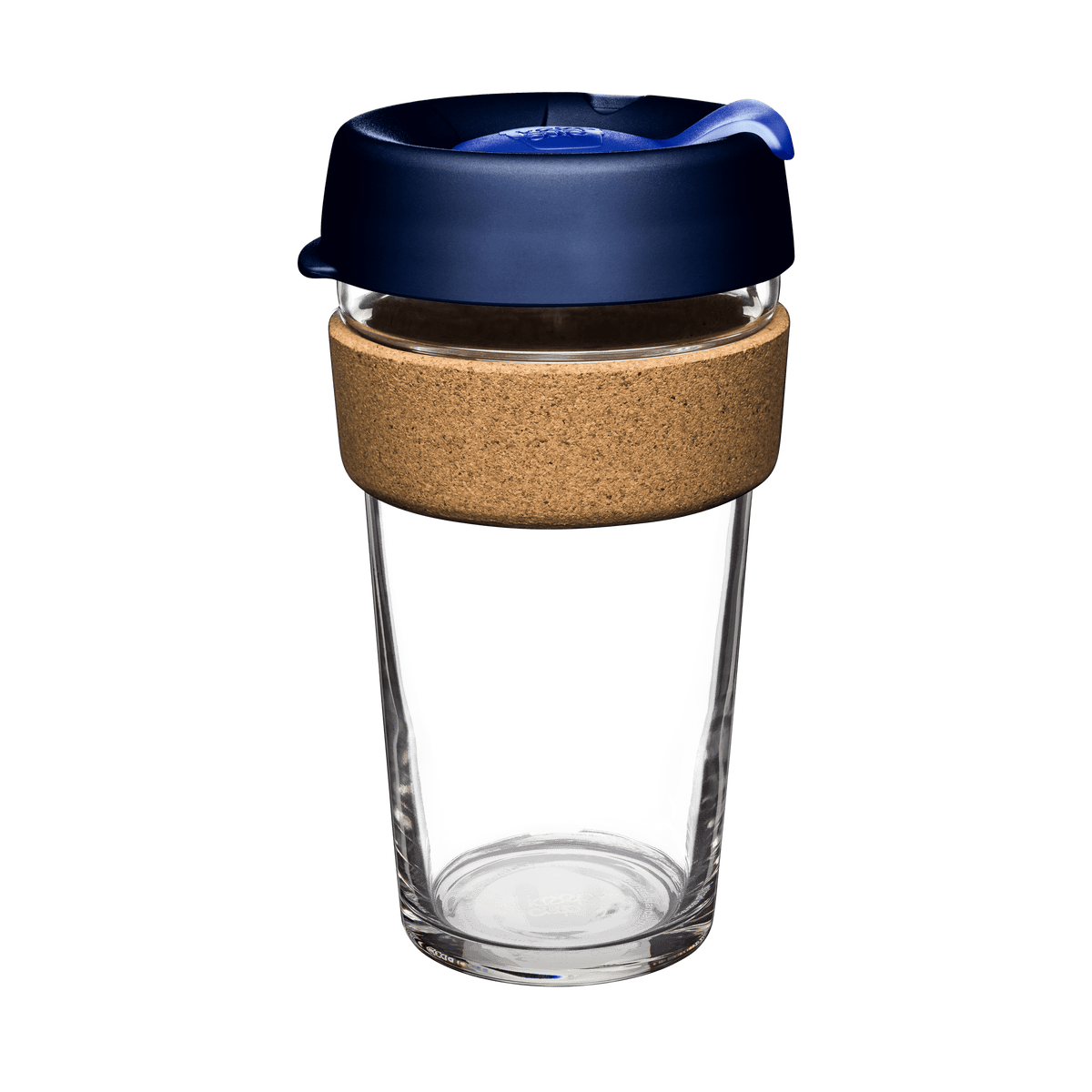 KeepCup Brew Cork 16oz Ink | Glass Reusable Coffee Cup