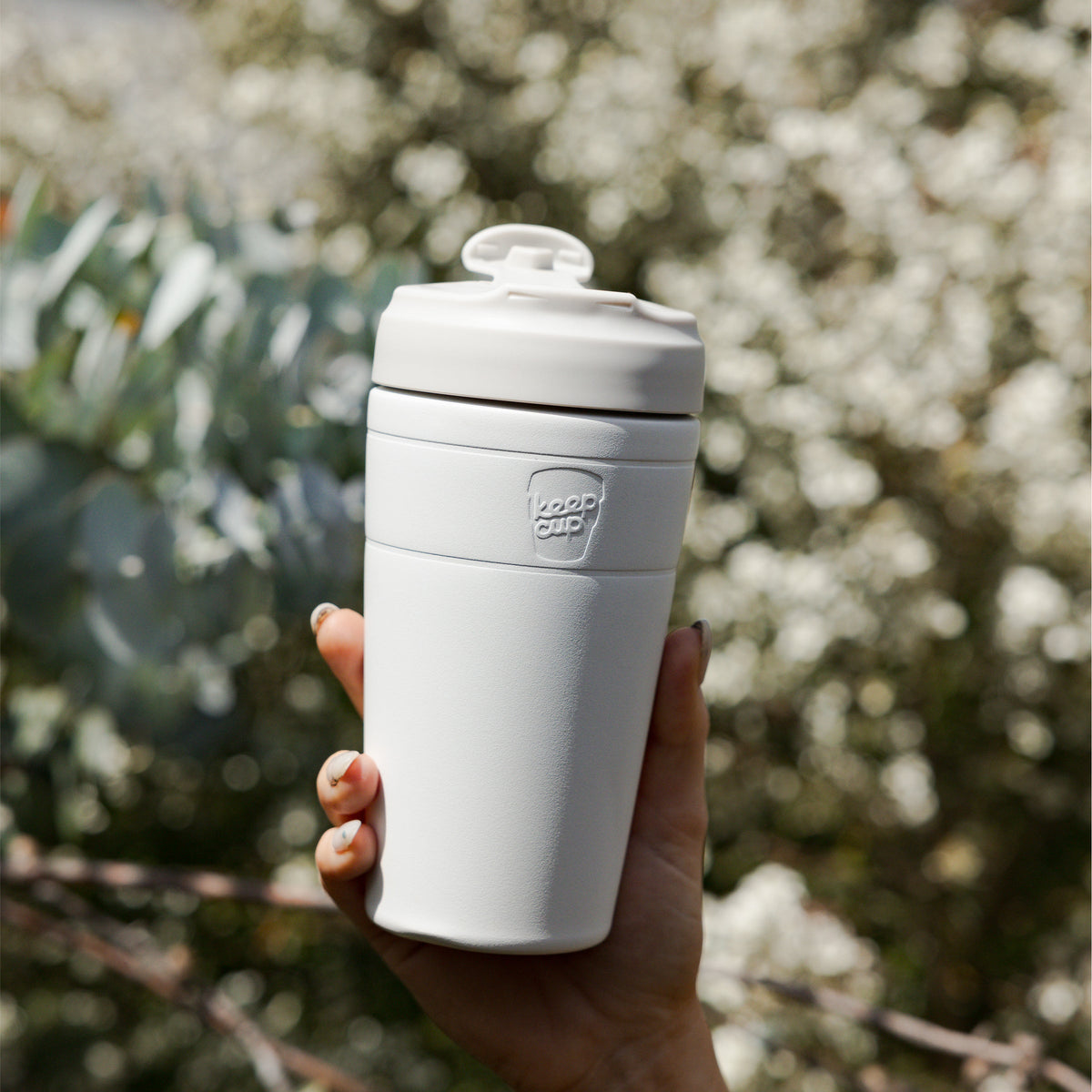 KeepCup White Commuter 16oz Bone White | Coffee To-Go Mug