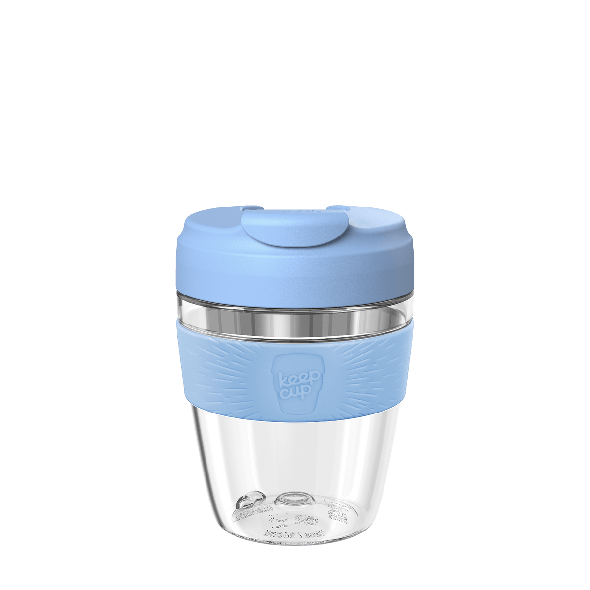 KeepCup Commuter 12oz Orchid | Clear Leakproof Travel Mug
